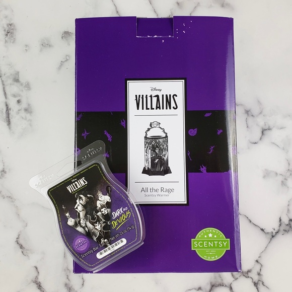 Scentsy | Other | Scentsy Disney Villains All The Rage Warmer Wax Bar ...